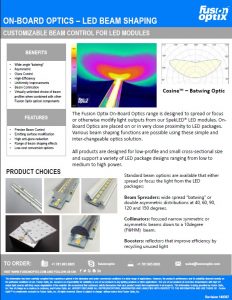 On-Board Optics Datasheet | Fusion Optix®